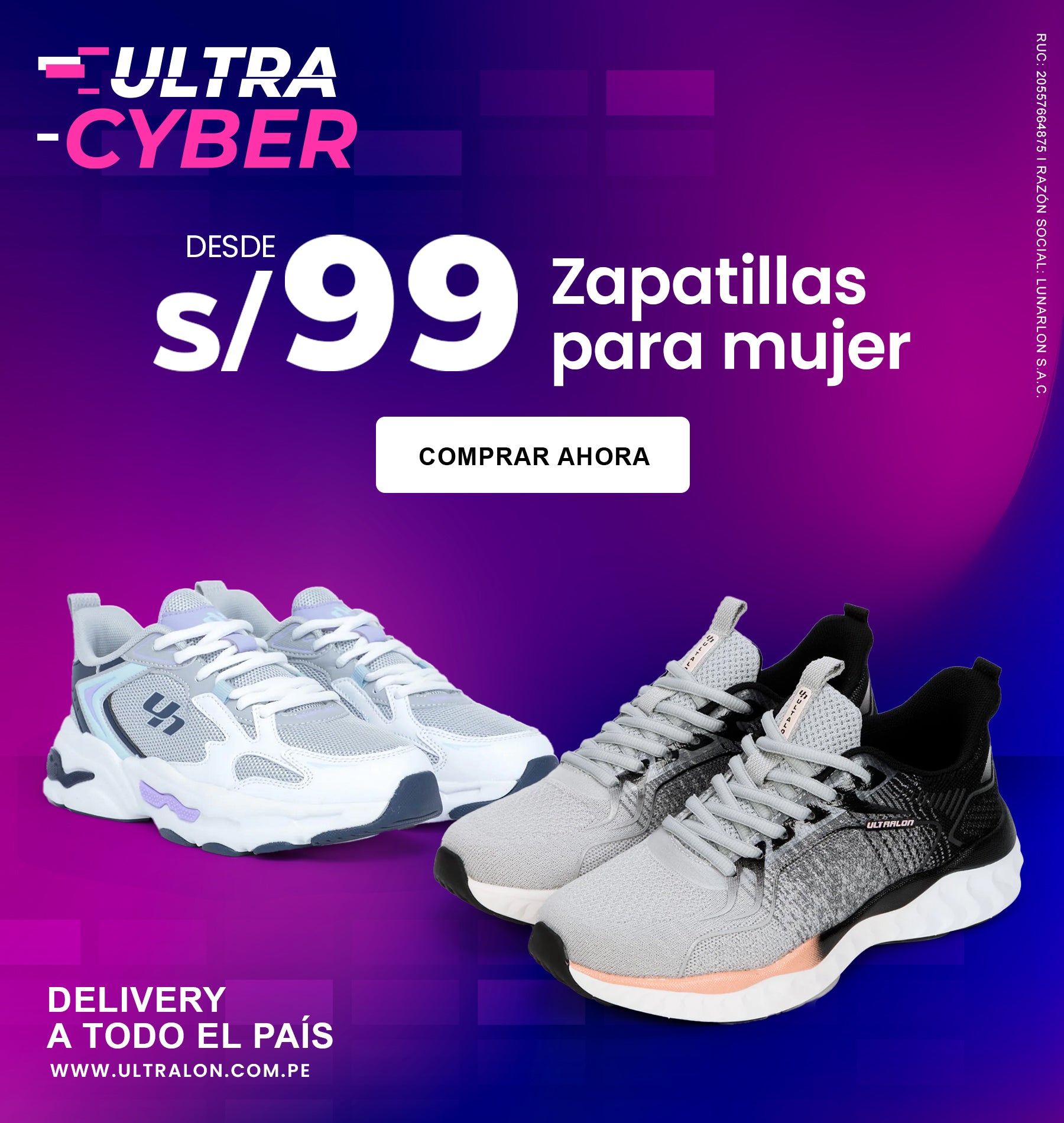 ULTRALON OFICIAL | Zapatillas y Ropa deportiva