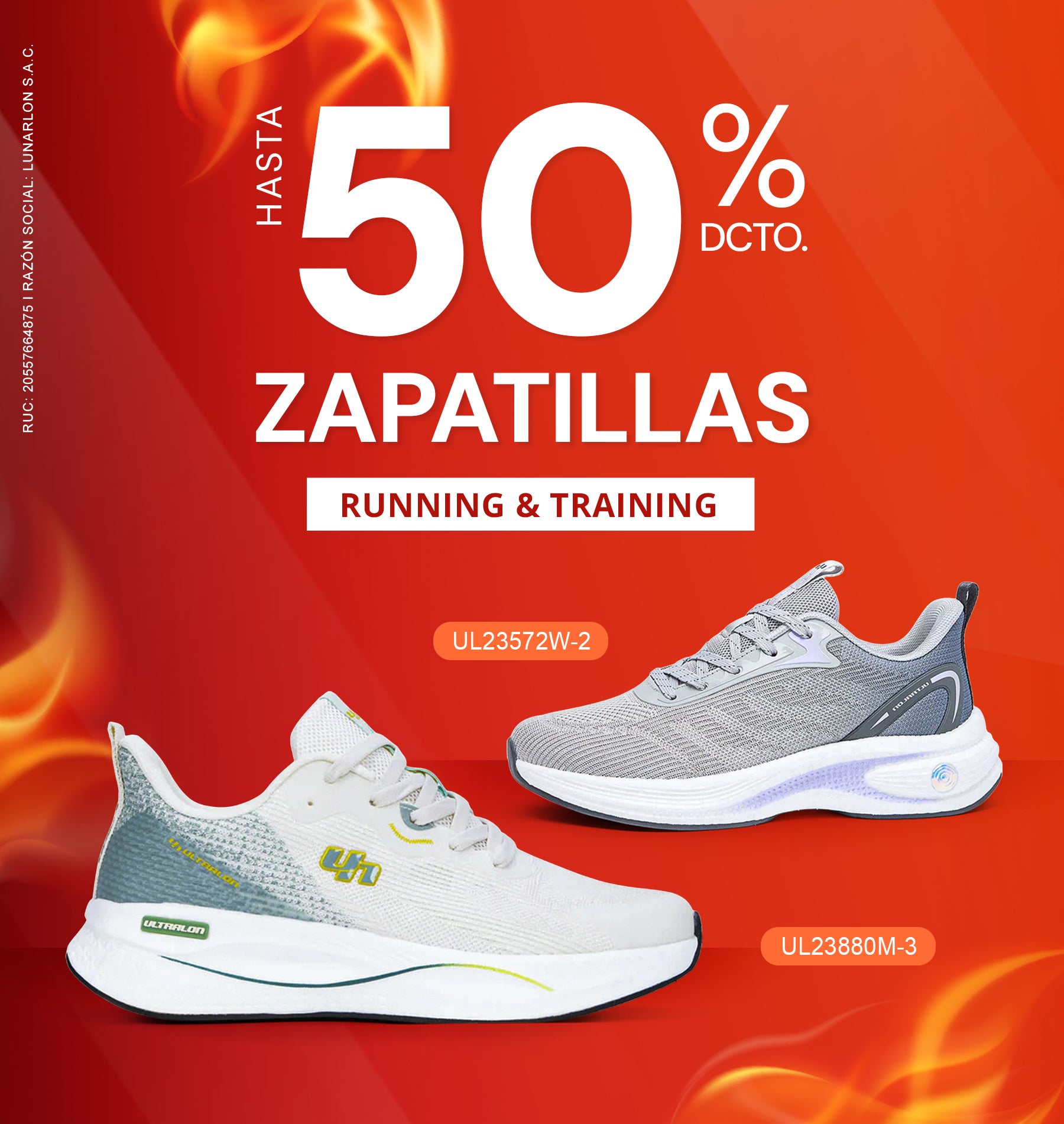 ULTRALON OFICIAL | Zapatillas y Ropa deportiva