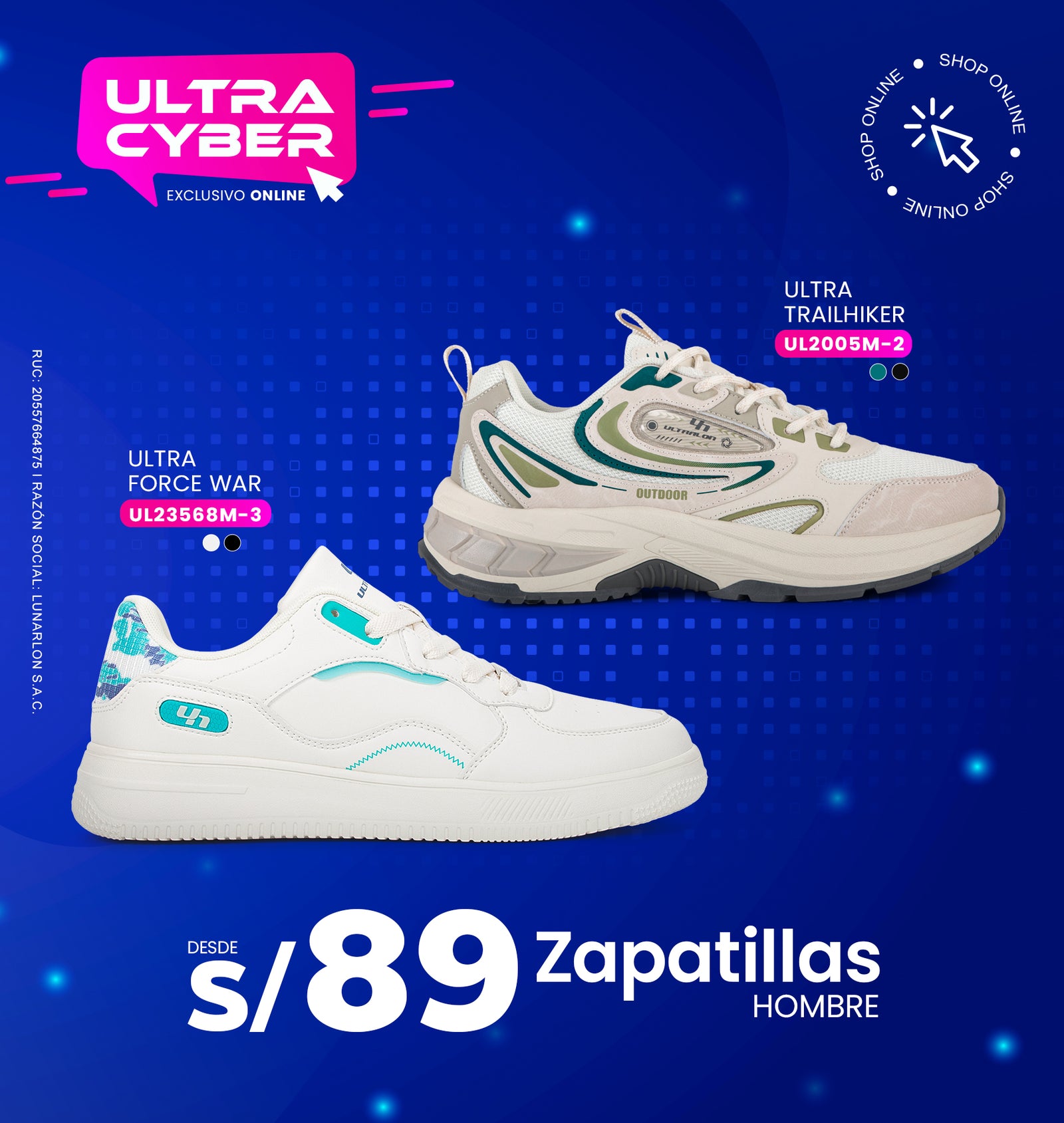 ULTRALON OFICIAL | Zapatillas y Ropa deportiva