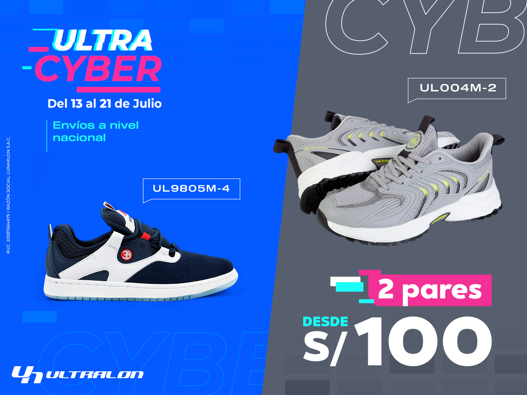 ULTRALON OFICIAL | Zapatillas y Ropa deportiva