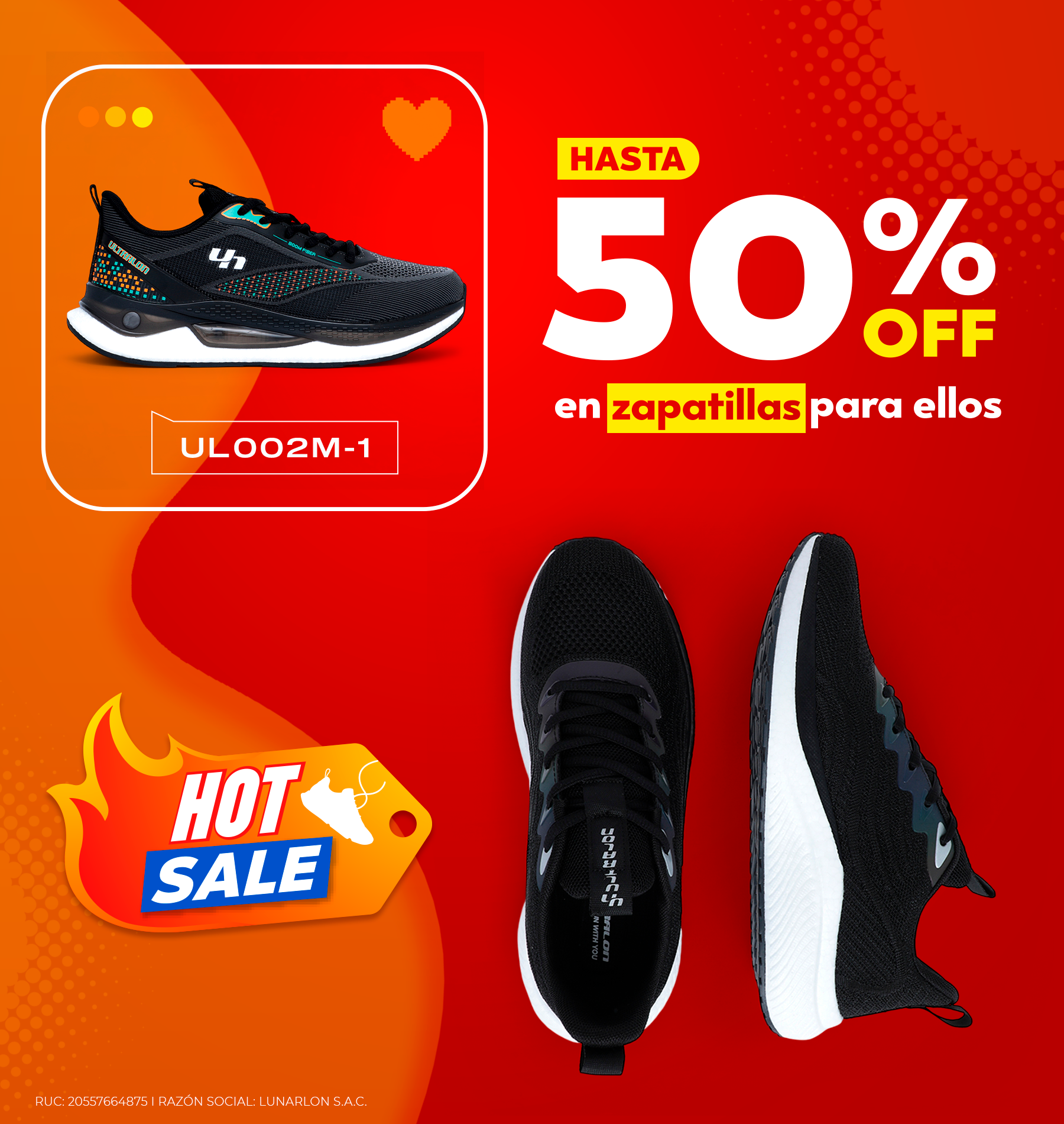 ULTRALON OFICIAL | Zapatillas y Ropa deportiva